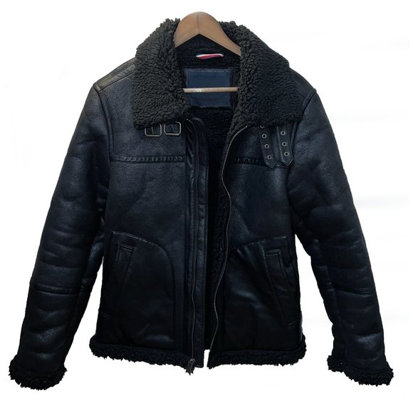 Tommy Hilfiger | Jackets & Coats | Tommy Hilfiger Mens Faux Shearling ...